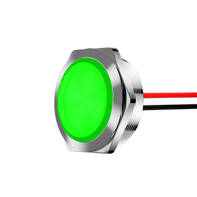 球头弧面防水高亮短款带线指示灯