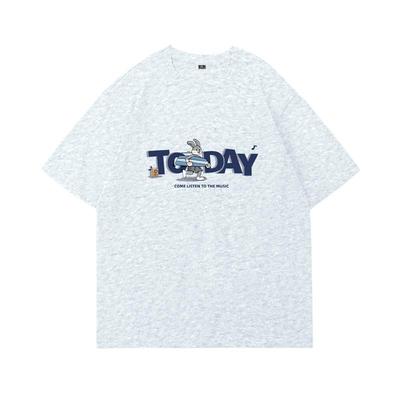 KWV真维斯纯棉女士宽松短袖女t恤2025新款爆款胖mm大码上衣女装夏