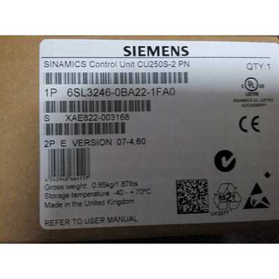 议价6SL3246-0BA22-1FA0西门子变频器G120控制单元6SL32460BA221F