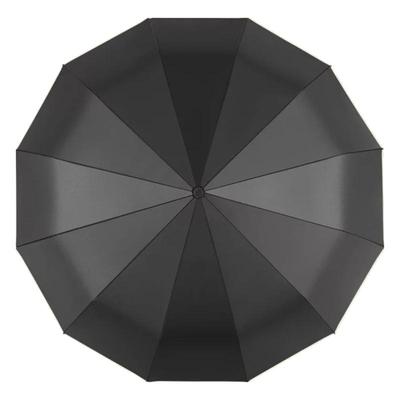 德国12骨全自动雨伞男超大十二骨加固抗风特大号三折叠伞晴雨两用