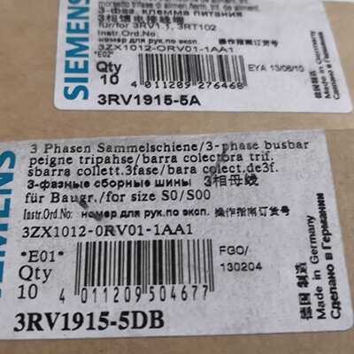 议价西门子断路器3RV1915-5A 3RV19155A 3RV1915-1AB 3RV1915-1BB