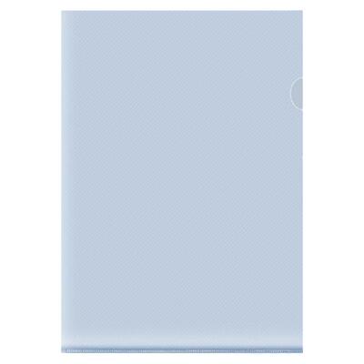 L型文件夹透明插页袋防水初中生专用a4单片分页开口l夹磨砂pp加厚学生试卷收纳夹合同档案资料保护套办公用品