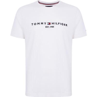 Tommy男装纯棉字母刺绣短袖T恤