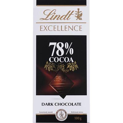 Lindt瑞士莲正品78%可可黑巧