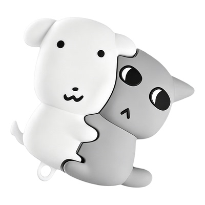 黑白猫狗适用vivo tws5i耳机hifi版保护套tws2e蓝牙耳机壳TWS 4充电仓Air卡通IQOO硅胶air2盒tws1软pro女A3壳