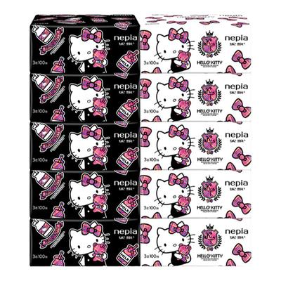 妮飘HelloKitty联名3层原木抽纸