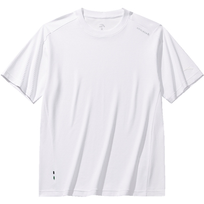 安踏纯色短袖T恤肌理感面料亲肤