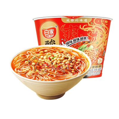 白家陈记酸辣粉小白君桶装