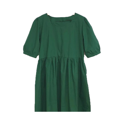 韩国进口布料纯色服装有机棉