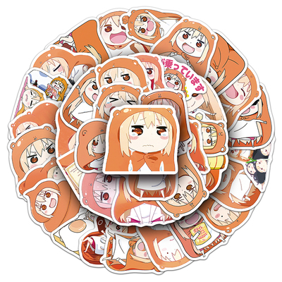 100张干物妹小埋日漫周边DIY贴纸