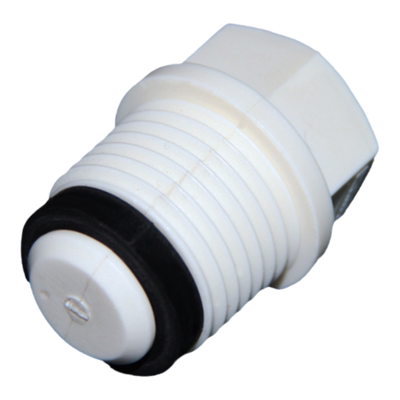 中财PPR家装冷热水4分20x1/2塑料外螺纹管堵 外丝堵头 不用生料带