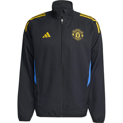Adidas/阿迪达斯正品2025男士立领曼联足球运动修身外套JP3134