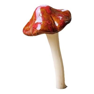 花盆可爱风陶瓷蘑菇草坪装饰品