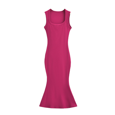 井也无袖背心连衣裙女鱼尾裙