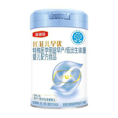 【高端新品】金领冠托菲儿早优早产儿低体重高营养奶粉405g*1罐