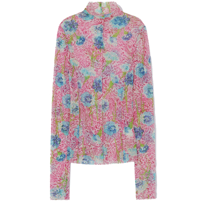 长袖通勤薄款花卉女性