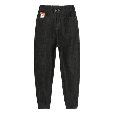 哈伦高腰牛仔裤女胖mm显瘦裤子