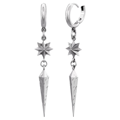punkyouth星刃光辉款式耳环925银防过敏小众个性朋克风潮搭