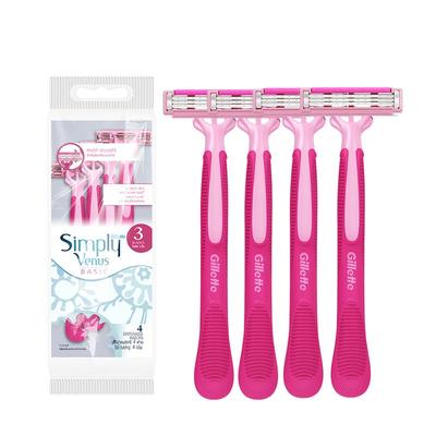 吉列女士剃毛刀简悦4支装