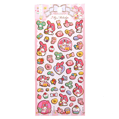 美乐蒂Melody烫金手账贴画