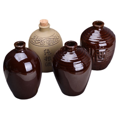 一斤装土陶家用密封酒瓶
