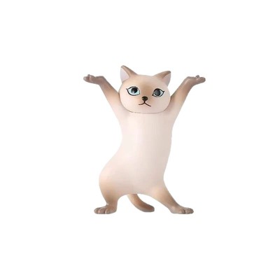 【1个】小猫摆件托举置物架