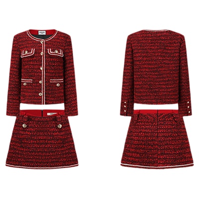 赵昭仪同款小香风时尚套装