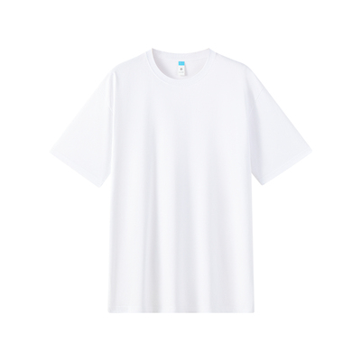 网易严选纯棉白色短袖t恤男女2026夏新款纯色T内搭上衣圆领打底衫