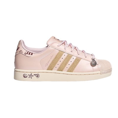 adidas阿迪达斯三叶草秋女SUPERSTAR II 经典粉贝壳头板鞋 LB9764