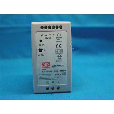 Mean Well MW MDR-100-24 MDR10024 Power Supply w/ Breakage议