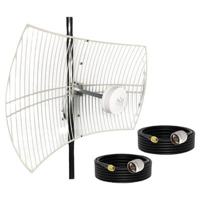 5G high quality outdoor 2x30dbi MIMO antenna with LMR240