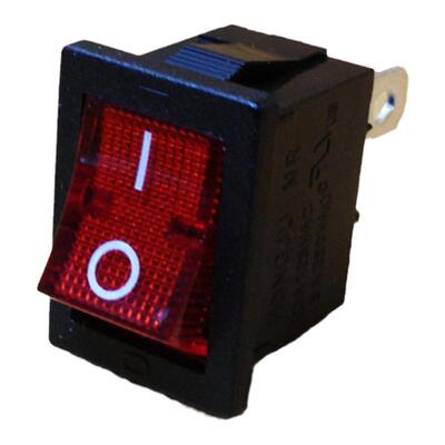 宏聚4脚带灯220V船型开关