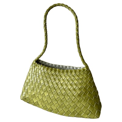 手工法式编织包菜篮子手提复古单肩腋下包百搭春夏度假潮休闲