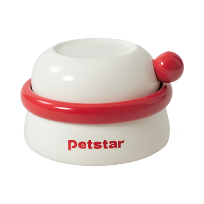 【petstar_叠叠乐碗】猫狗碗护颈陶瓷碗宠物喝水碗粮碗三合一饭碗