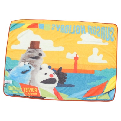 niko and ... PUPPET SUNSUN联名系列2025新款印花创意毯子580778