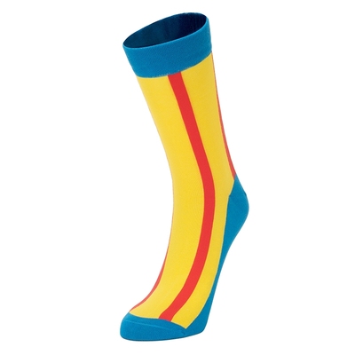 LANBU幸运叶子袜子中筒袜男袜女袜中帮透气休闲袜跑步训练袜子