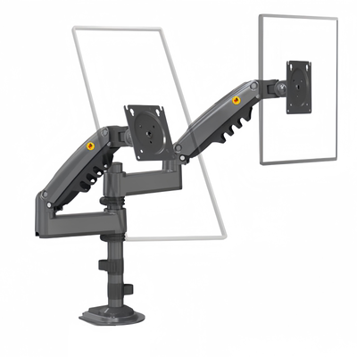 NB H180（17-27寸）可上下左右叠放显示器双屏拼接支架桌面增高架
