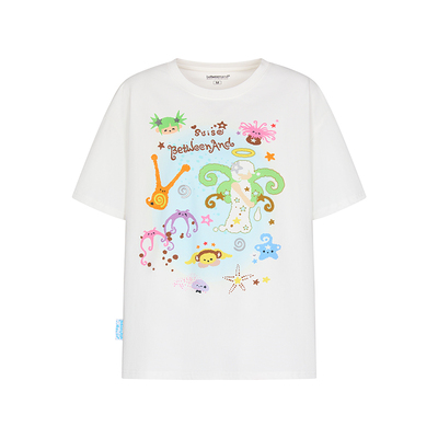 夏季宽松suiso宽松情侣短袖T恤