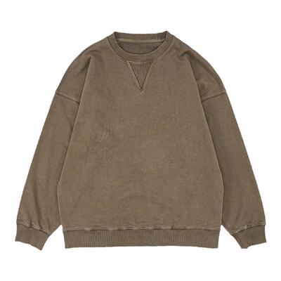 市井蓝染植物染宽松卫衣