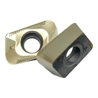 山高通用数控快进给铣刀片XOMX1204R0.8/2刀头钢件不锈钢铸铁刀粒
