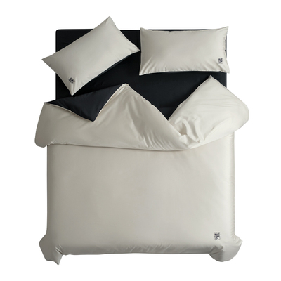 音色高支裸感长绒棉四件套