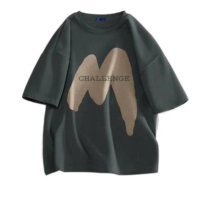 短袖男生重磅纯棉T恤两件套