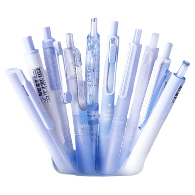 高颜值按动刷题考试中性笔东米款