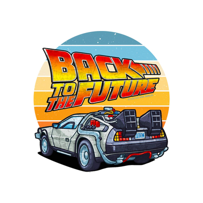 电影回到未来防水车贴