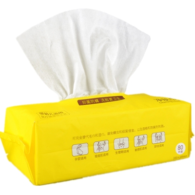 全心净肤防螨一次性小片婴儿毛巾