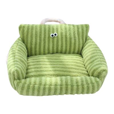 犬猫通用卡通条纹窝垫