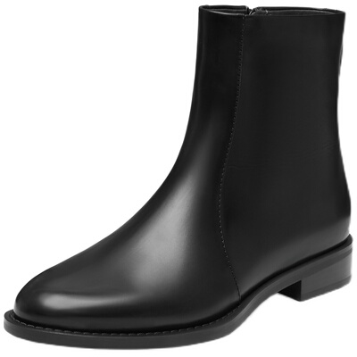 思加图诺丁山英伦风黑色时装靴女