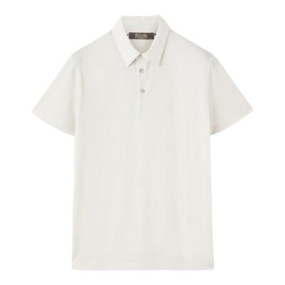 LoroPiana/诺悠翩雅男士T恤珍贵12微米羊毛针织Polo衫鉴赏家新款
