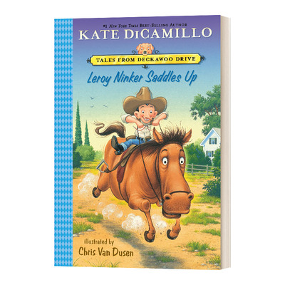 英文原版 Leroy Ninker Saddles Up Tales from Deckawoo Drive 1 小猪梅西续作 英文版 进口英语原版书籍儿童外文书