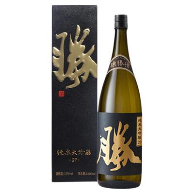德胜清纯米大吟酿29硬核黑珍珠1800ml国产清酒二割九分盒装 送礼